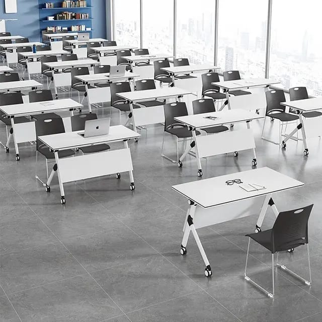 foldable movable training table - homesun furniture